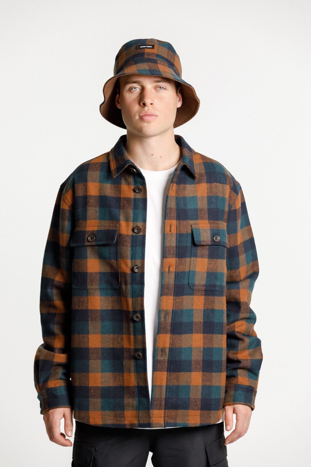 Thing Thing - Lumber Jacket - Chocolate Plaid - Mens-Tops : Outback ...