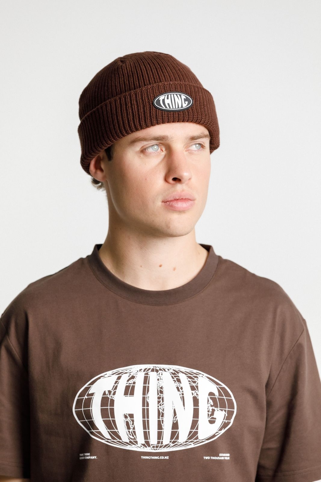 Thing Thing - Daily Beanie - Chocolate - Mens-Accessories : We stock ...