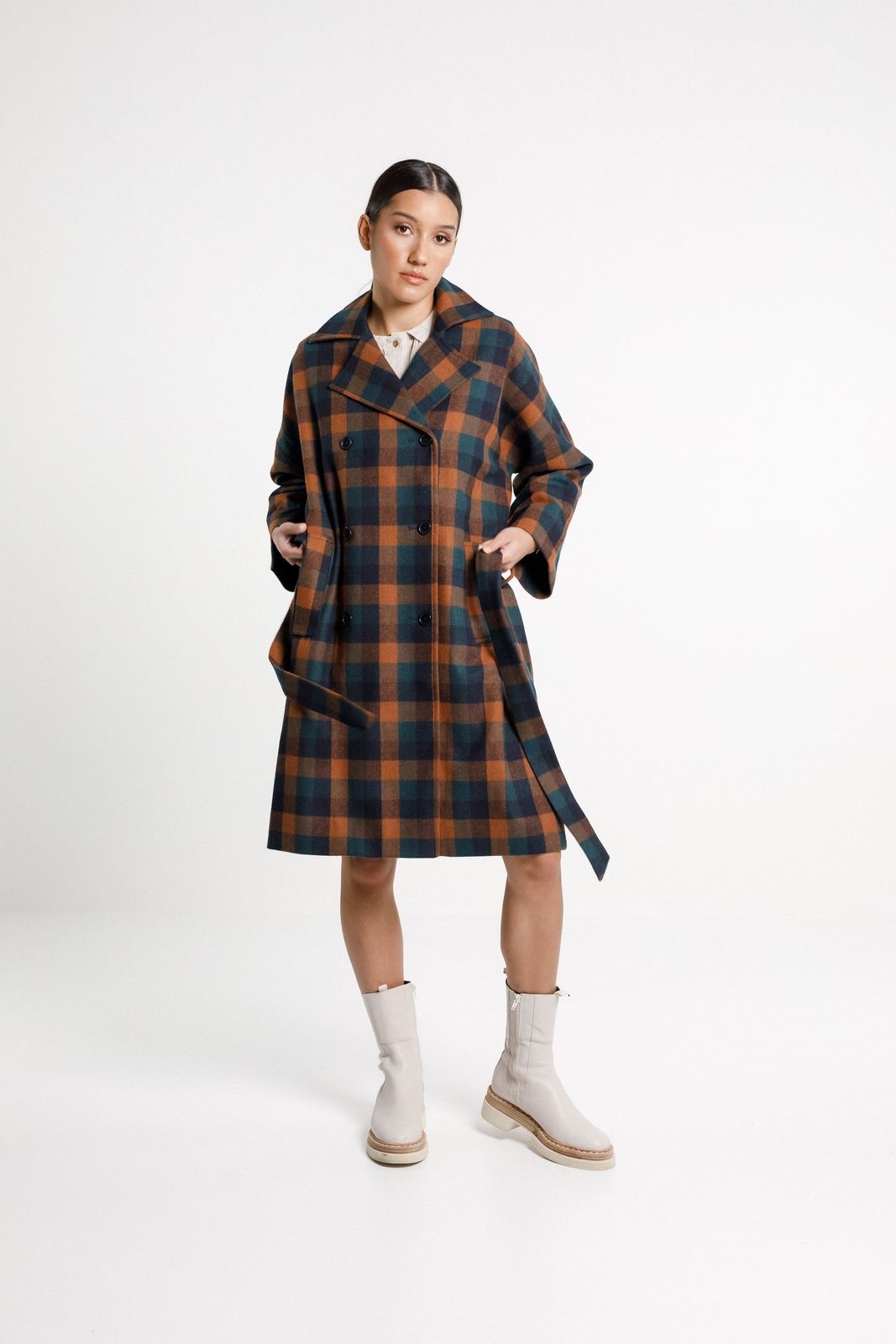 Thing Thing - Dixie Coat - Chocolate Plaid - Womens-Tops : We stock the ...