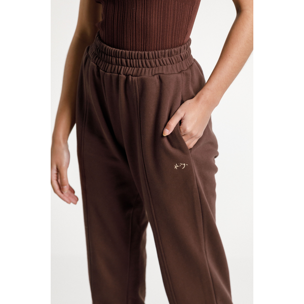 Thing Thing - Slow Down Trackie - Chocolate - Womens-Bottoms : We stock ...