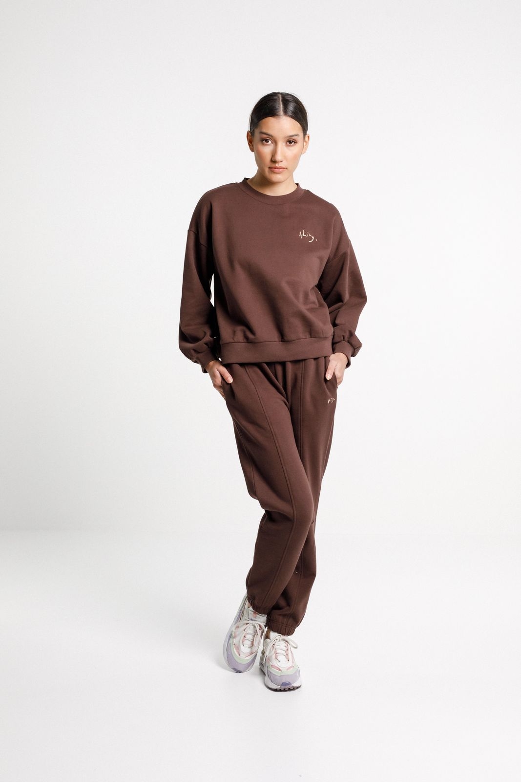 Thing Thing - Slow Down Trackie - Chocolate - Womens-Bottoms : We stock ...