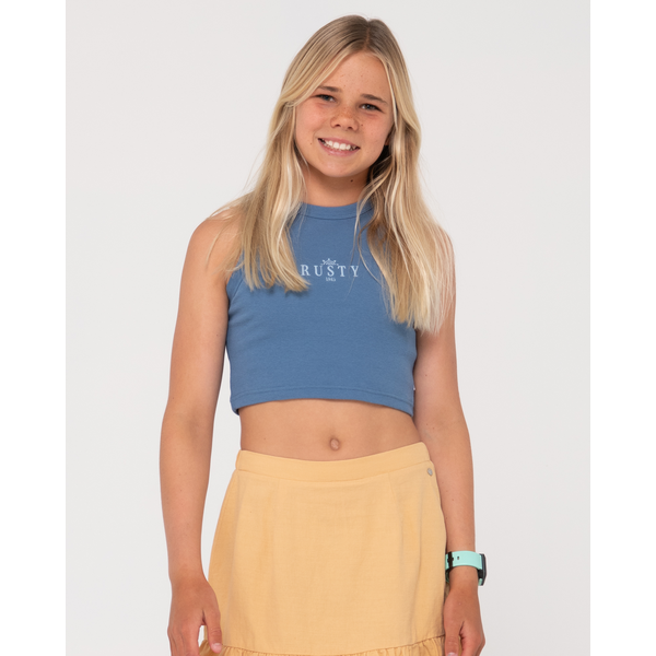 Rusty - Rusty Sunrise Racer Tank Girls - Blue - Kids-Girls : Outback ...
