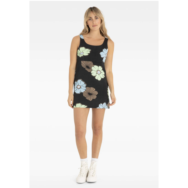 Hurley - Big Bloom Mini Dress - Black - Womens-Dresses : Outback Surf ...