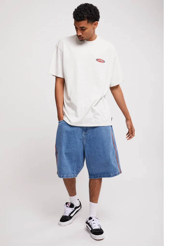 Rusty - Flip Daddy 2.0 Jean Short - Middy Blue - Mens-Bottoms : We ...