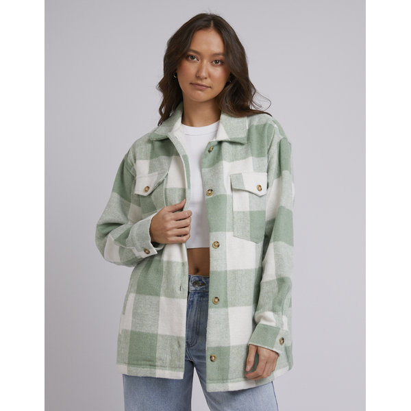 Silent Theory - Mayzie Shacket - Womens-Tops : Outback Surf Shop ...