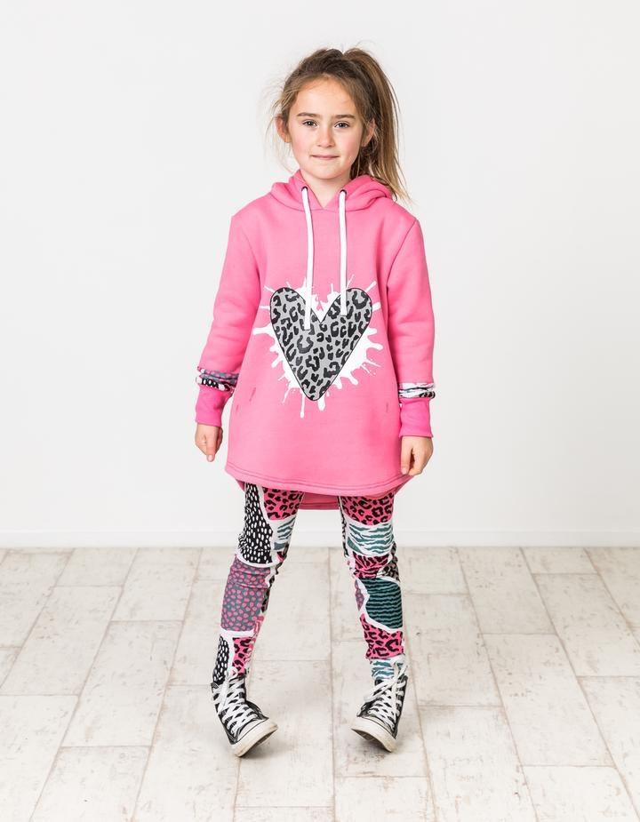 Radicool Kids - Leopard Heart Hood - Kids-Girls : We stock the very ...