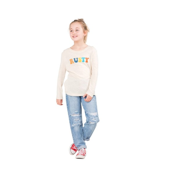 Rusty - Retro Long Sleeve Tee - Kids-Girls : Outback Surf Shop ...