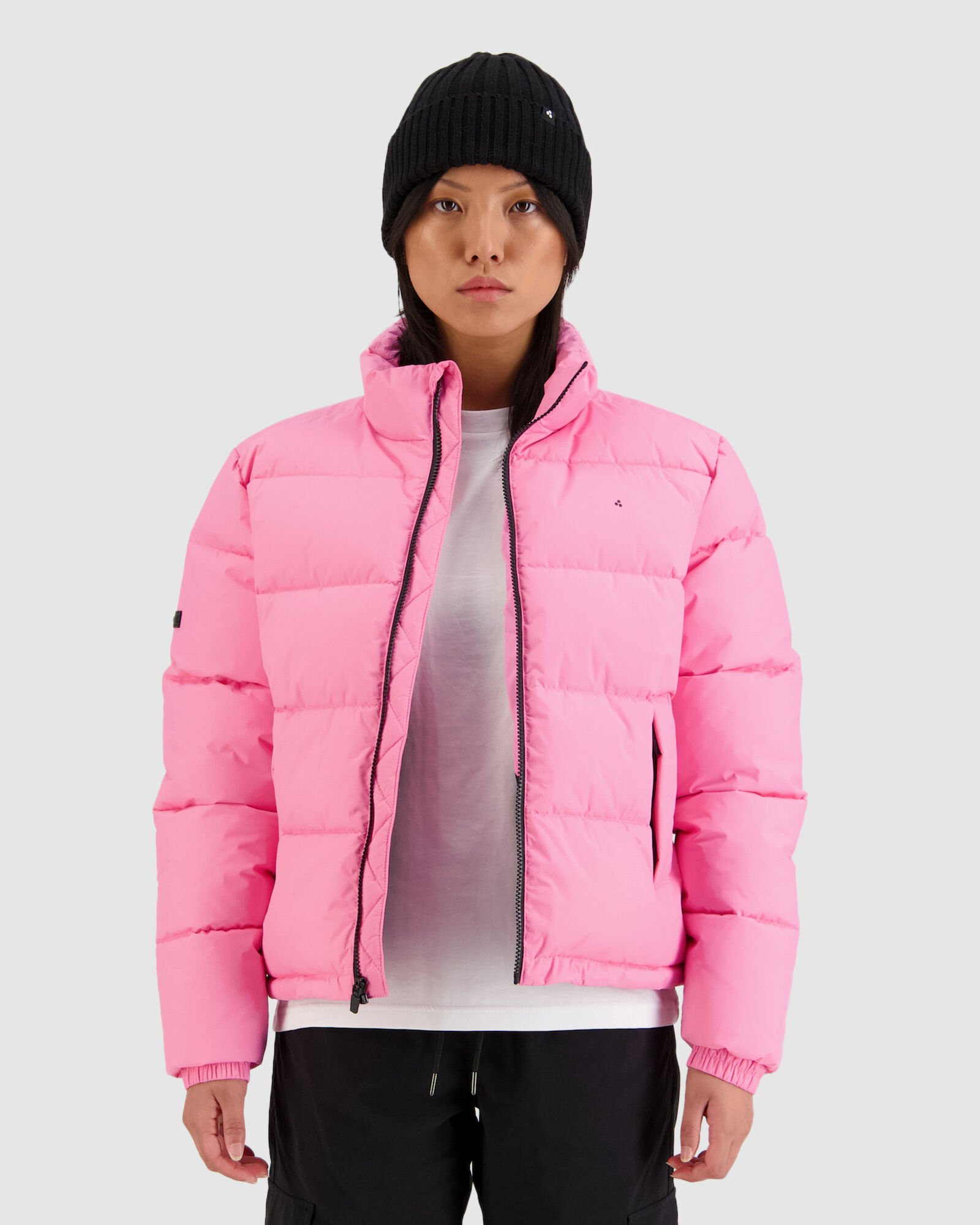 Huffer - Track Puffer Jacket - Pink - Womens-Tops : We stock the very ...
